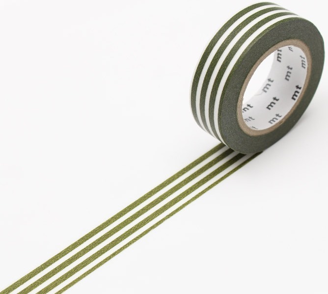 MT Masking tape Border olive | Meerleuks