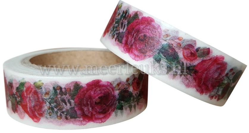 Masking tape Rode Roosjes | Meerleuks