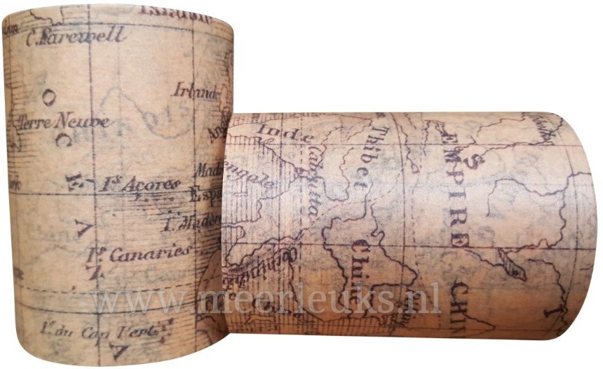 Masking tape Map 6 cm. | Meerleuks