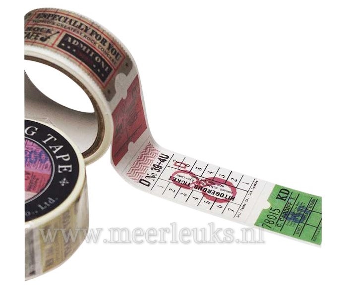 Masking tape Ticket - Tokyo Antique | Meerleuks