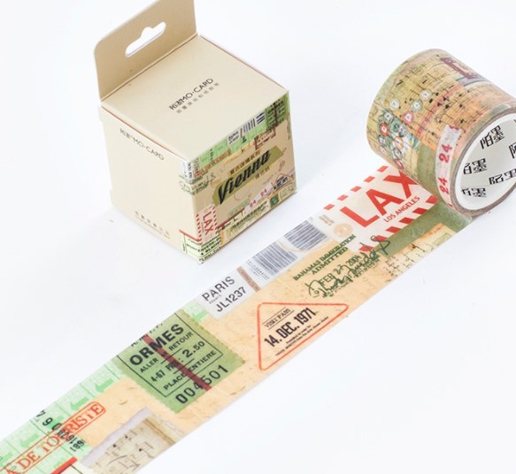 Masking tape Travel ticket | Meerleuks