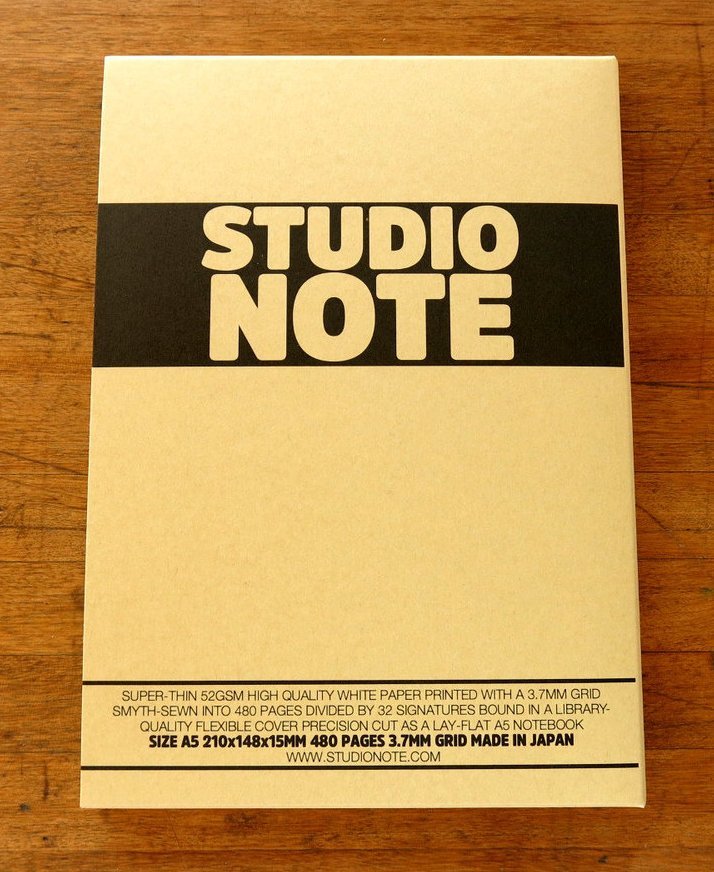 Studio Note A5 - 3,7 mm Grid - Nanami Paper - Tomoe River Paper | Meerleuks