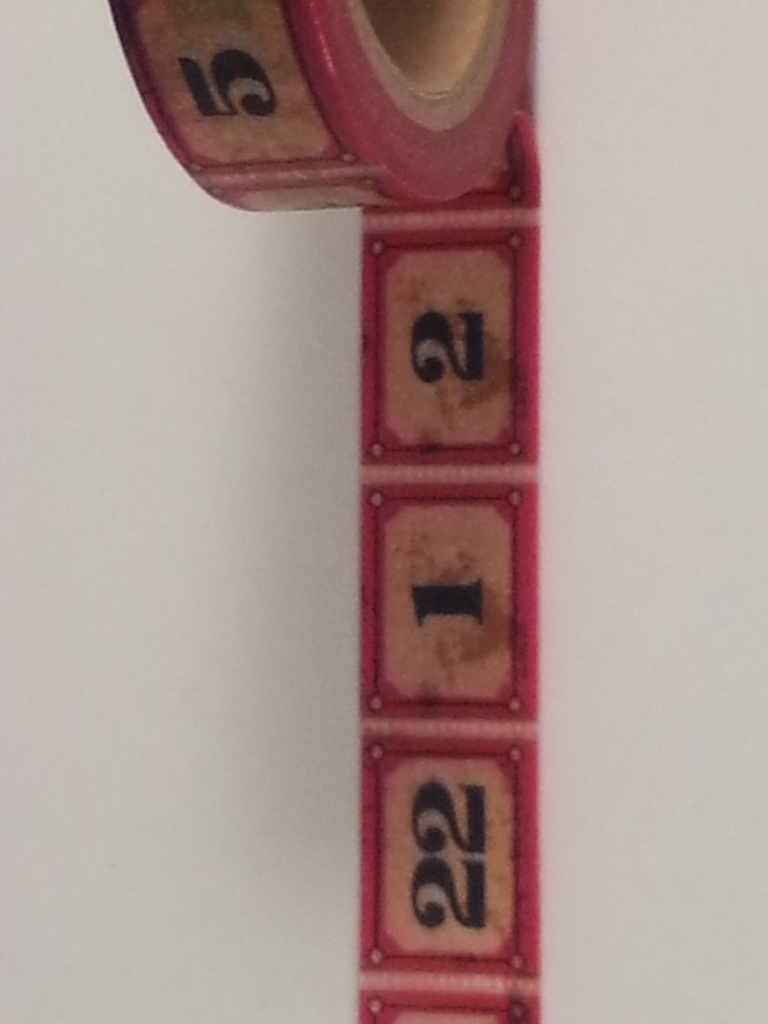 Masking tape nummers old look | Meerleuks