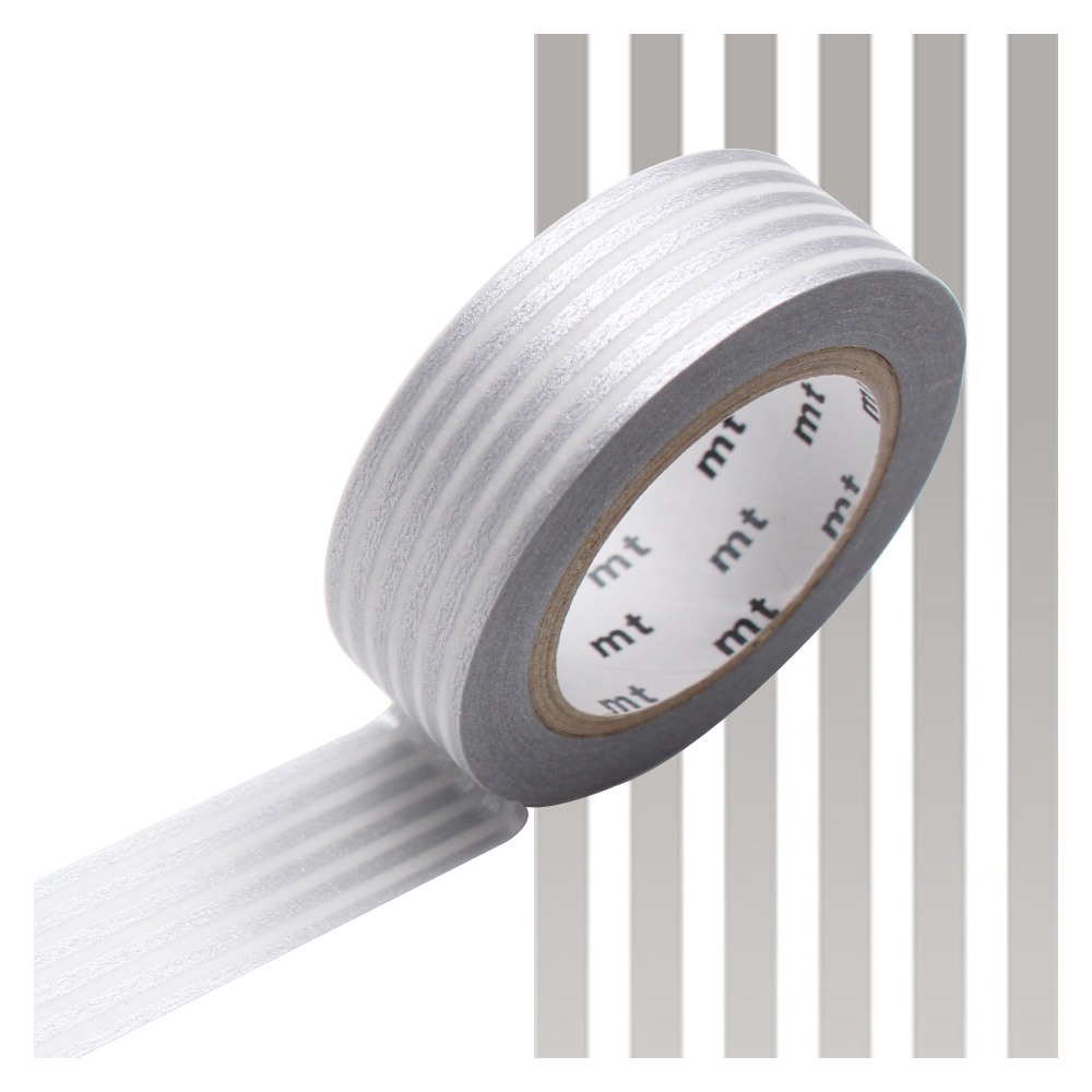 MT Masking tape Border silver | Meerleuks