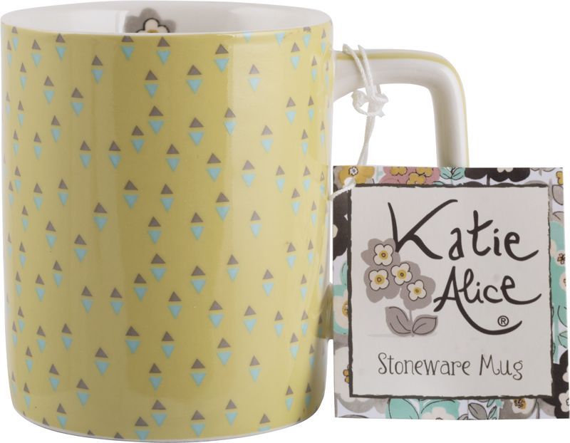 Mok Pretty Retro geel - Katie Alice | Meerleuks