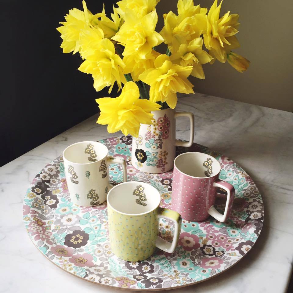 Mok Pretty Retro geel - Katie Alice | Meerleuks