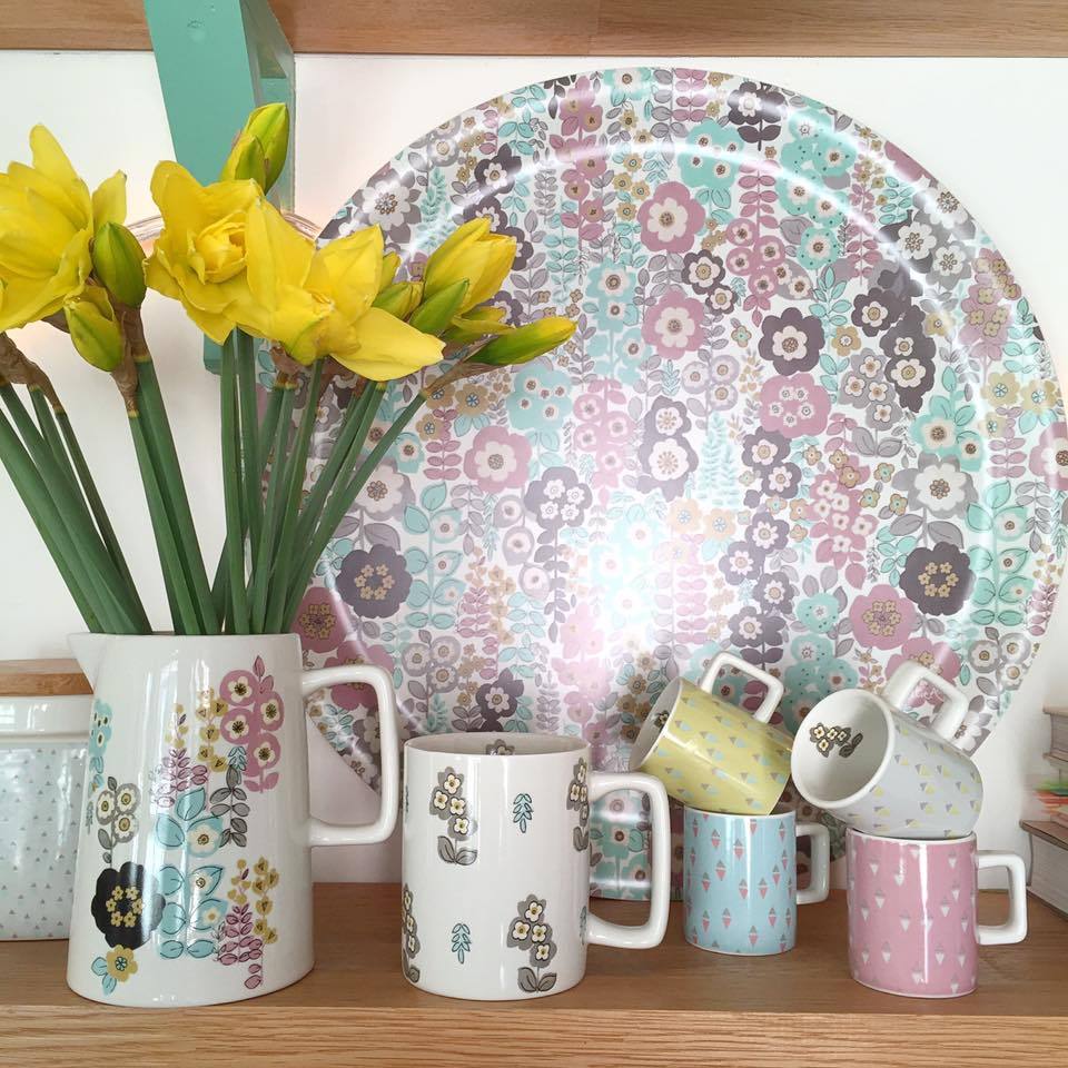 Mok Pretty Retro geel - Katie Alice | Meerleuks